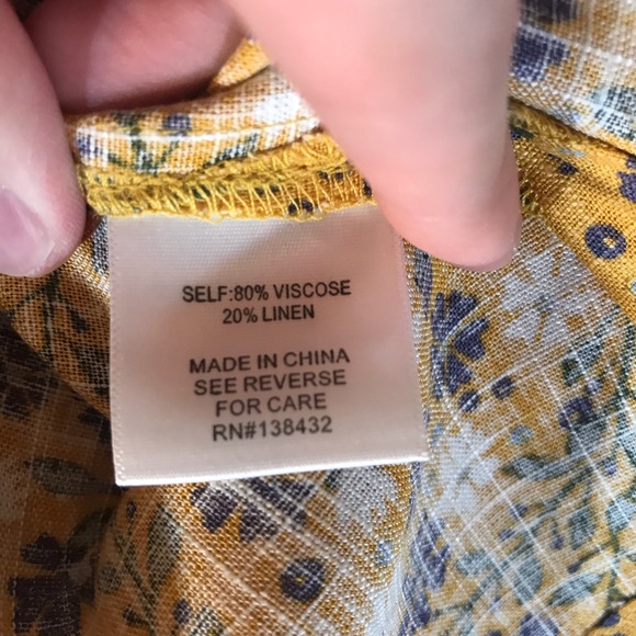 Modcloth | Tops | Nwt Yellow Floral Modcloth Tank Top L Xl X 2x | Poshmark